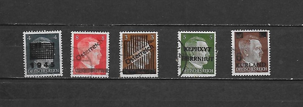 DR Hitler mit Aufdruck gestempelt (Gebraucht) in Altstätten SG für CHF 5 – mit Lieferung auf ...