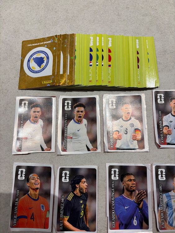 Restposten doppelte Panini WM 2026 Sticker (Gebraucht) in Inwil für CHF ...