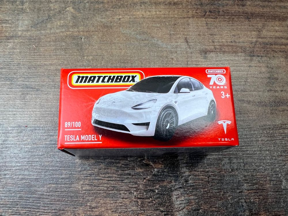 Matchbox Auto 70 Years edition TESLA MODEL Y 89/100 (Neu und ...