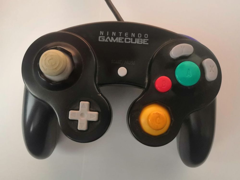 ORIGINAL NINTENDO GAMECUBE CONTROLLER - SCHWARZ (Gebraucht) in St ...