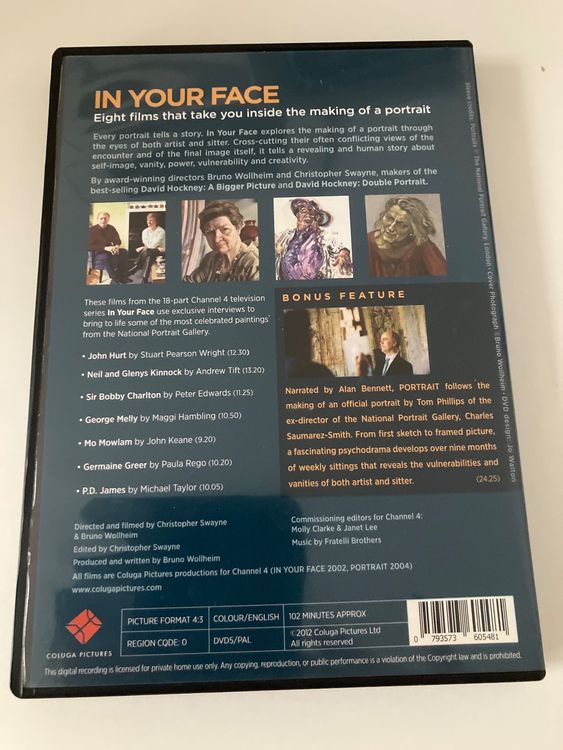 In Your Face: Eight films that take you inside the making of (Gebraucht ...