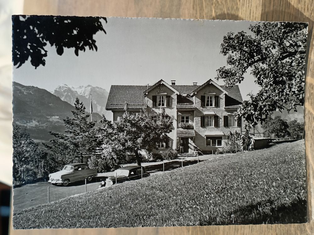 Photo Karte / Amden SG Hotel Pension Montana Gelaufen 1962 (Gebraucht ...