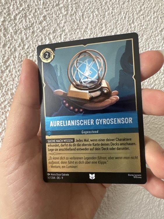 Aurelianischer Gyrosensor DE 167/204 LORCANA DISNEY (Nuovo e nell ...