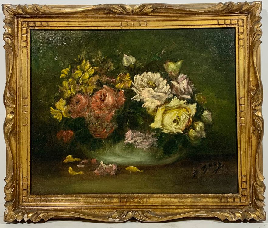 Antikes Stillleben Gemälde unleserlich Signiert &Beschriftet (Gebraucht) in Root für CHF 105 ...