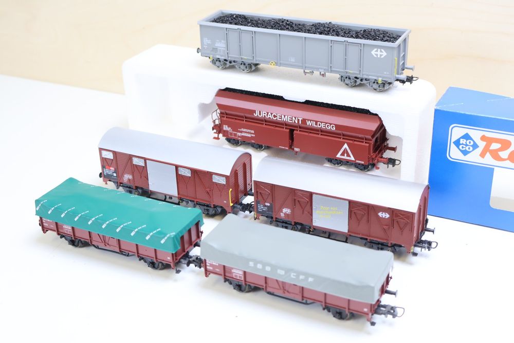 ROCO 6 x SBB Wagen / Juracement Set H0 - schöne Modelle (Gebraucht) in ...