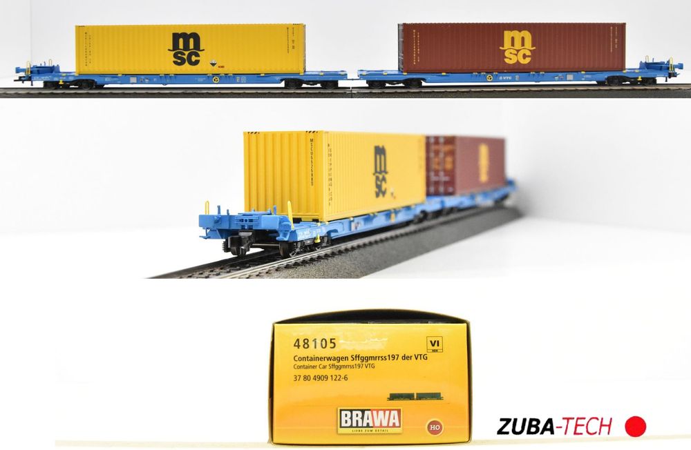 Brawa 48105 Containerwagen VTG H0 GS mit OVP (Gebraucht) in für CHF 98 ...