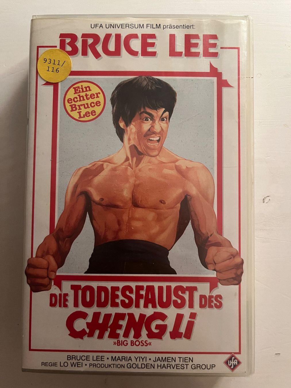 Die Todesfaust des Cheng Li - Bruce Lee VHS📀 (Neu (gemäss Beschreibung ...