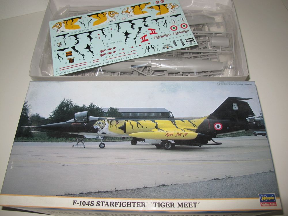 1/48 Hasegawa F-104S Starfighter Tiger meet (Neu und originalverpackt ...