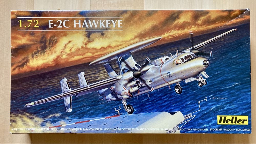 1/72 HELLER E-2C Hawkeye mit neuen Decals (Neu (gemäss Beschreibung ...