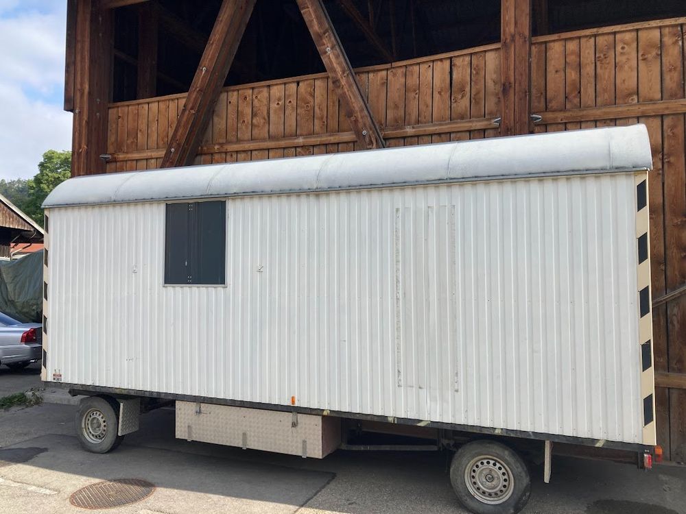 Bauwagen Baustellenwagen Wagen Anhänger Tinyhouse Stauraum (Gebraucht) in Bubikon für CHF 8900 ...