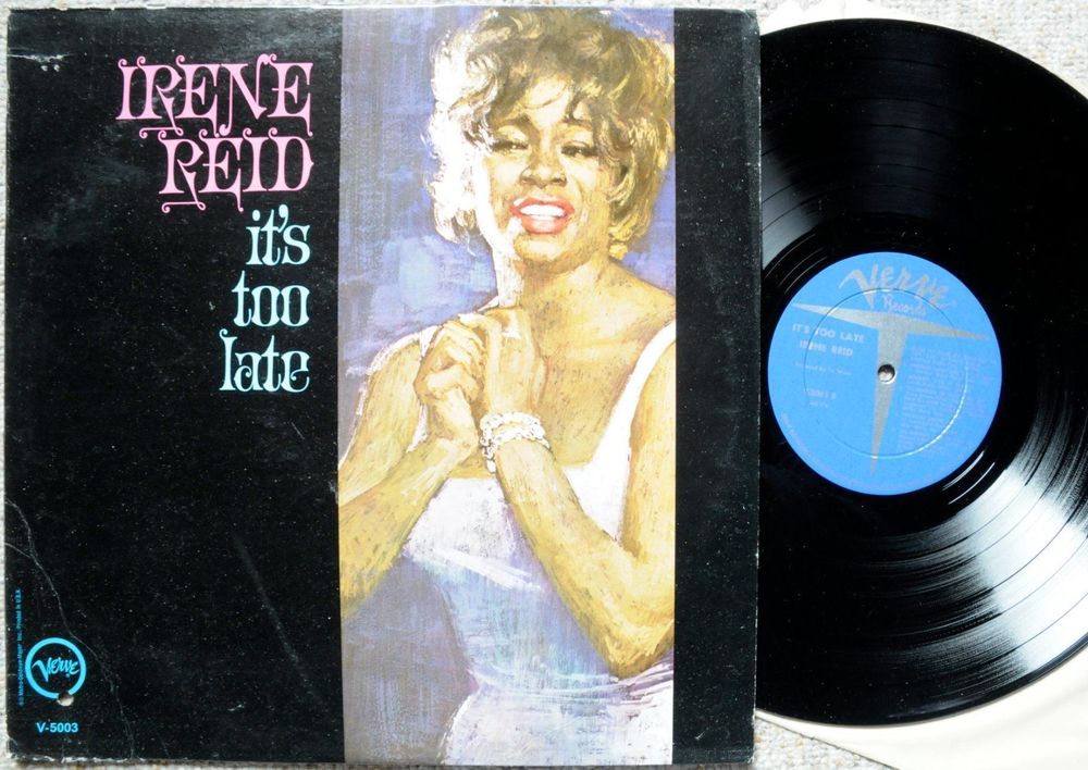 Irene Reid – It's Too Late - Verve Records LP ♪ GEWASCHEN | Kaufen auf ...