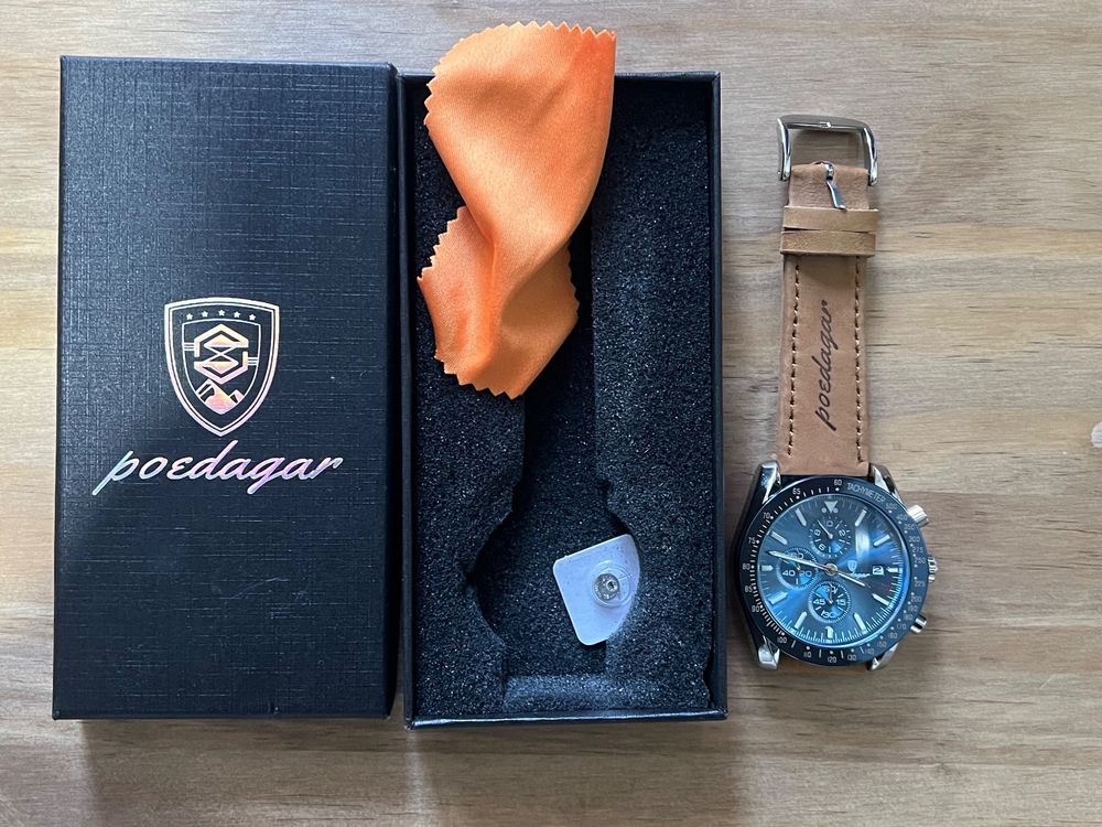 Neue Herren Uhr Poedgar in OVP | Kaufen auf Ricardo
