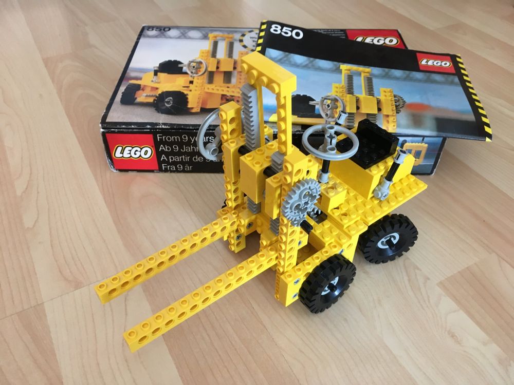 Lego Technik 850 Gabelstapler gelb (von ca. 1978) | Kaufen auf Ricardo