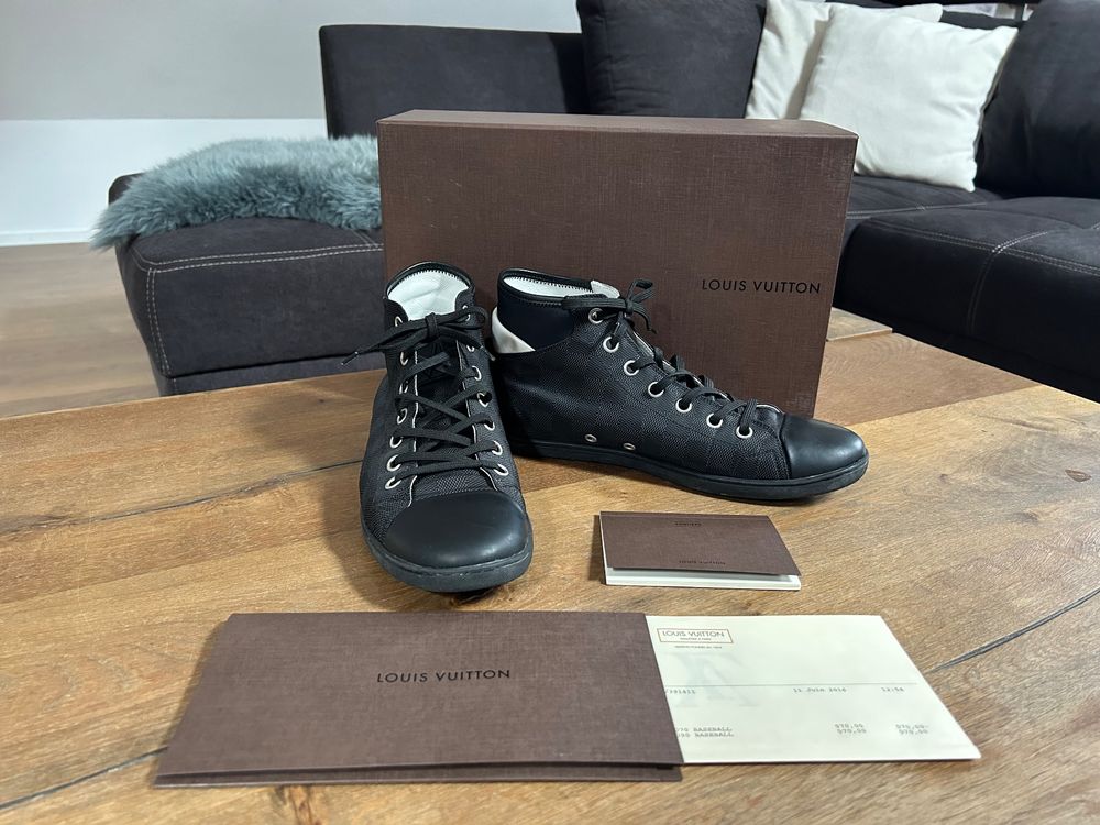 LOUIS VUITTON Baseball Sneakers Damier Graphite Gr. 7 1/2 | Kaufen auf ...
