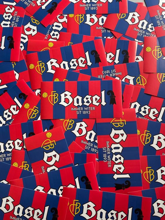 FC Basel XXL Sticker 25 Stück | Kaufen auf Ricardo