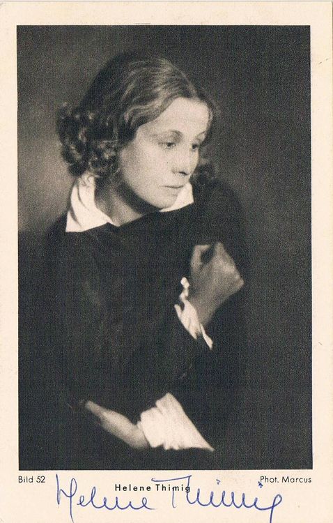 Helene Thimig 1889-1974 Autogramm signiert Vintage Foto 9x14 (Gebraucht) in Bischofszell für CHF ...