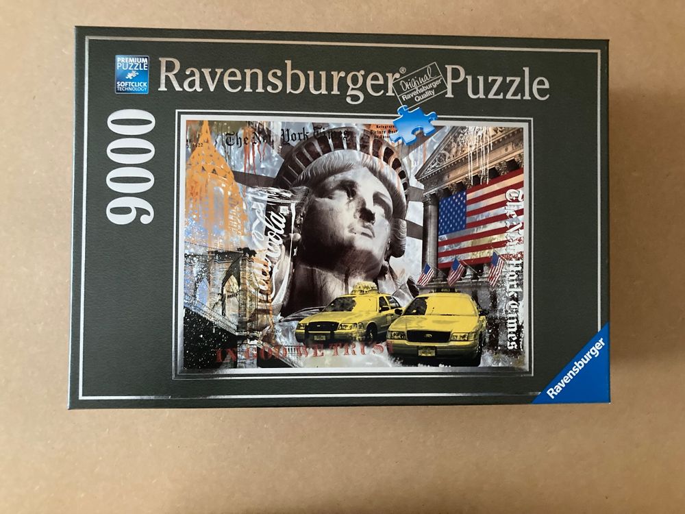 Puzzle Ravensburger 9000 pièces (Gebraucht) in Bernex für CHF 20 – mit ...