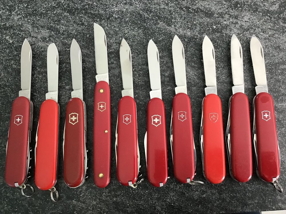 10 VICTORINOX Sackmesser/Schweizer Militärmesser | Kaufen auf Ricardo