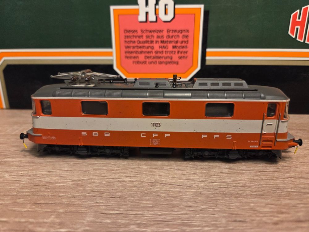 Hag 193 E-Lok Re 4/4 Swiss Express SBB H0 (D'occasion) à St-Aubin-Sauges pour CHF 189 – avec ...