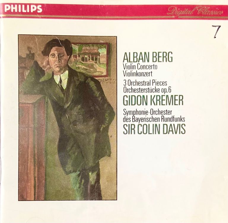 CD ALBAN BERG Violinkonzert • Gidon Kremer • Sir Colin Davis (Gebraucht ...
