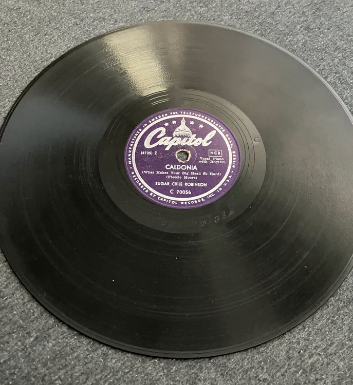 Schellack - Sugar Chile Robinson - 10“-78RPM - Boogie Woogie (Gebraucht ...