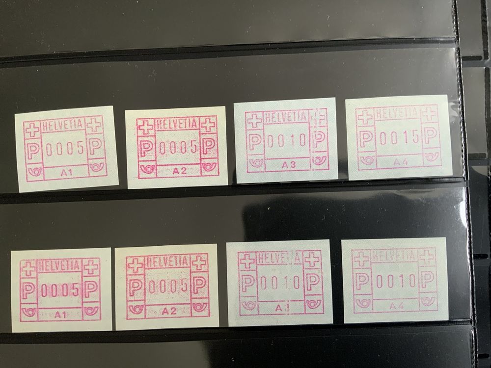 Briefmarken Schweiz Automatenmarken (Neu (gemäss Beschreibung)) in Binningen für CHF 10 – mit ...