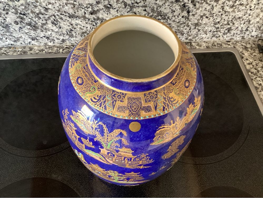 Antike Wase Carlton Blue Royale Kang Hsi, , 1920 (Neu (gemäss ...