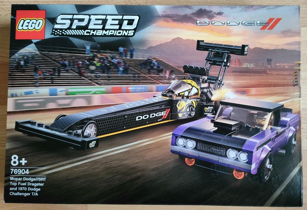Lego 76904 Speed Champions Mopar Dodge Top Fuel Dragster neu (Neu und ...