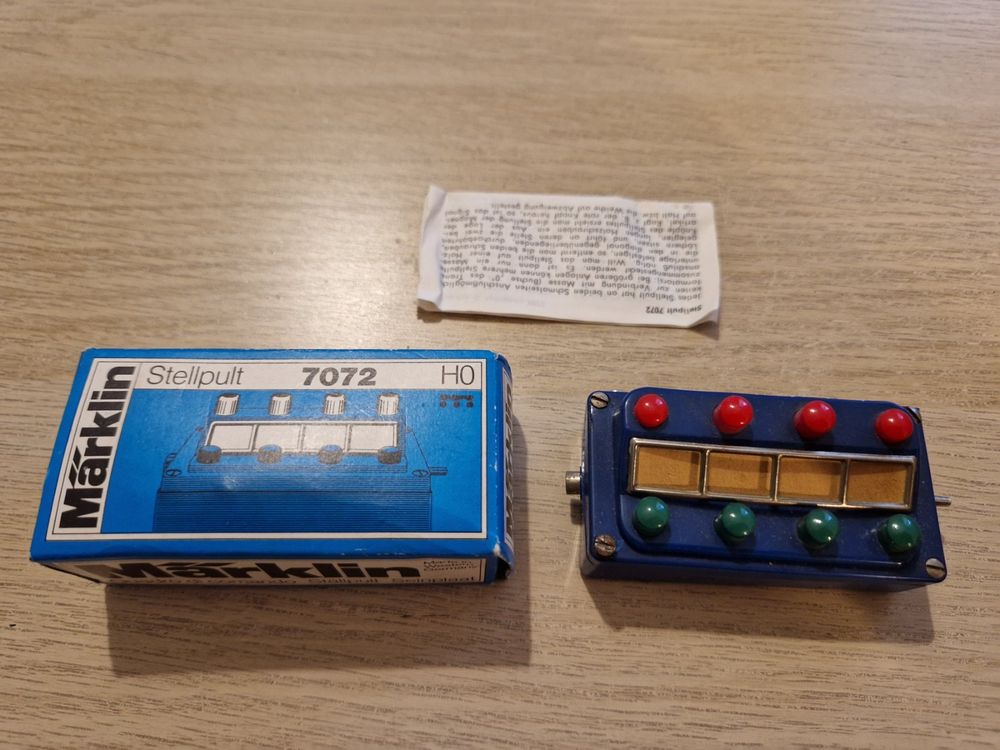 Märklin 7072 Stellpult (2) (D'occasion) à St-Aubin-Sauges pour CHF 7 ...