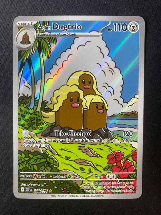 Alolan Dugtrio 208 - Alola-Digdri - Surging Sparks - EN | Kaufen auf ...