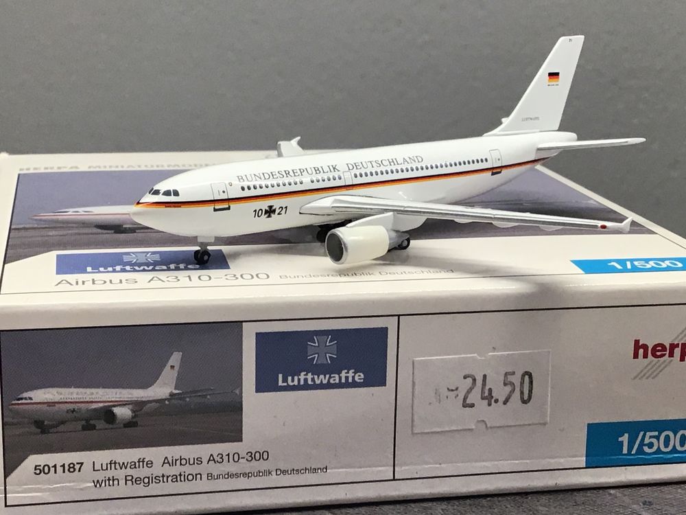 Herpa 1:500 Luftwaffe Airbus A310-300 OVP (Neu (gemäss Beschreibung)) in Männedorf für CHF 16 ...