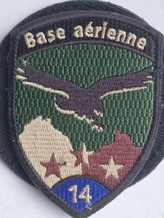 Luftwaffe Abzeichen Badge base aérienne 14 Blau Klett | Kaufen auf Ricardo