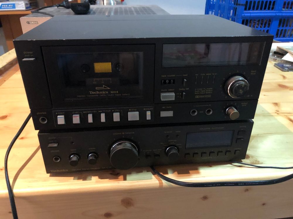 Vintage 1980er Technics Deck Kassette RS-M04 Receiver SA-C02 (Gebraucht ...