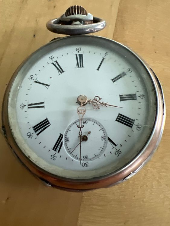 Antike Taschenuhr echt Silber 51 mm (Gebraucht) in Pfeffingen für CHF 48 – mit Lieferung auf ...