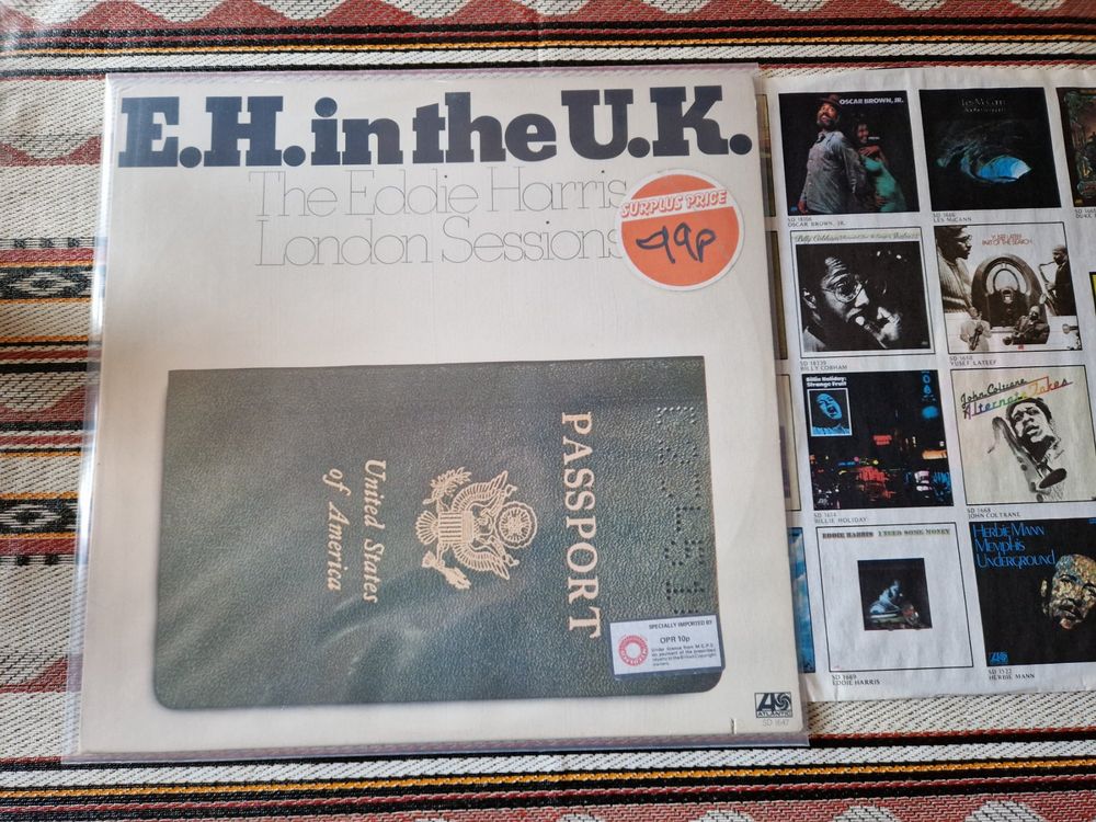 Eddie Harris - E.H. in the U.K. (Gebraucht) in Burg AG für CHF 5 – mit ...