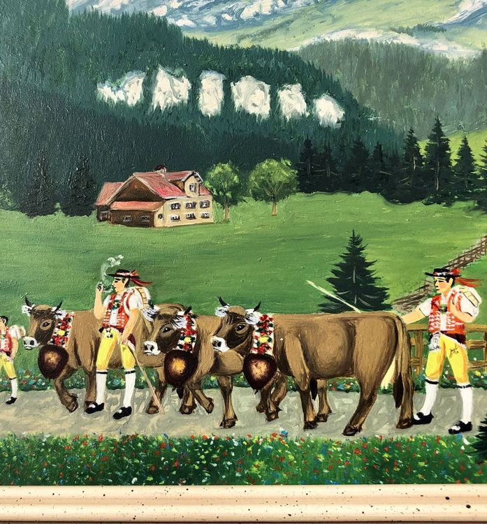 Ernst Zogg Orig. Appenzeller Gemälde (Gebraucht) in Hochdorf für CHF ...