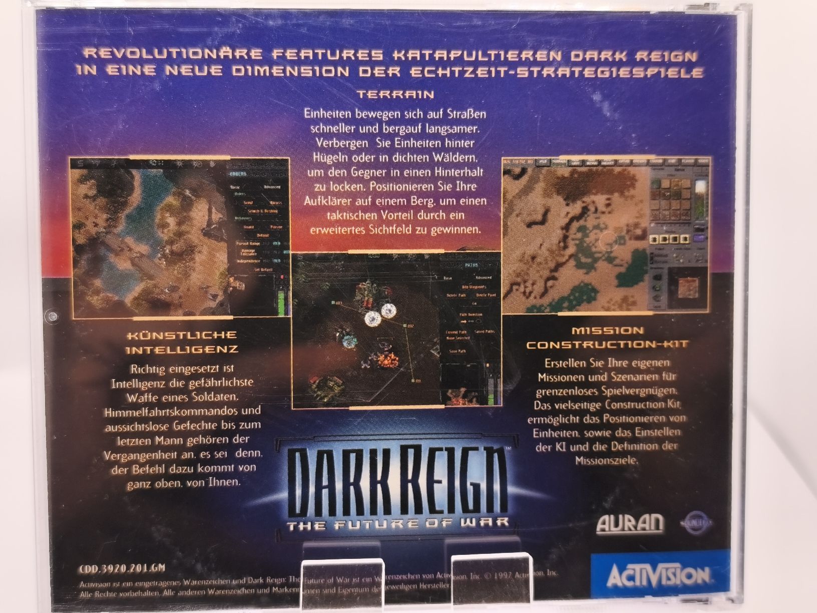 Dark Reign PC, jeu rare, parfait pour collectionneur! (D'occasion) à ...