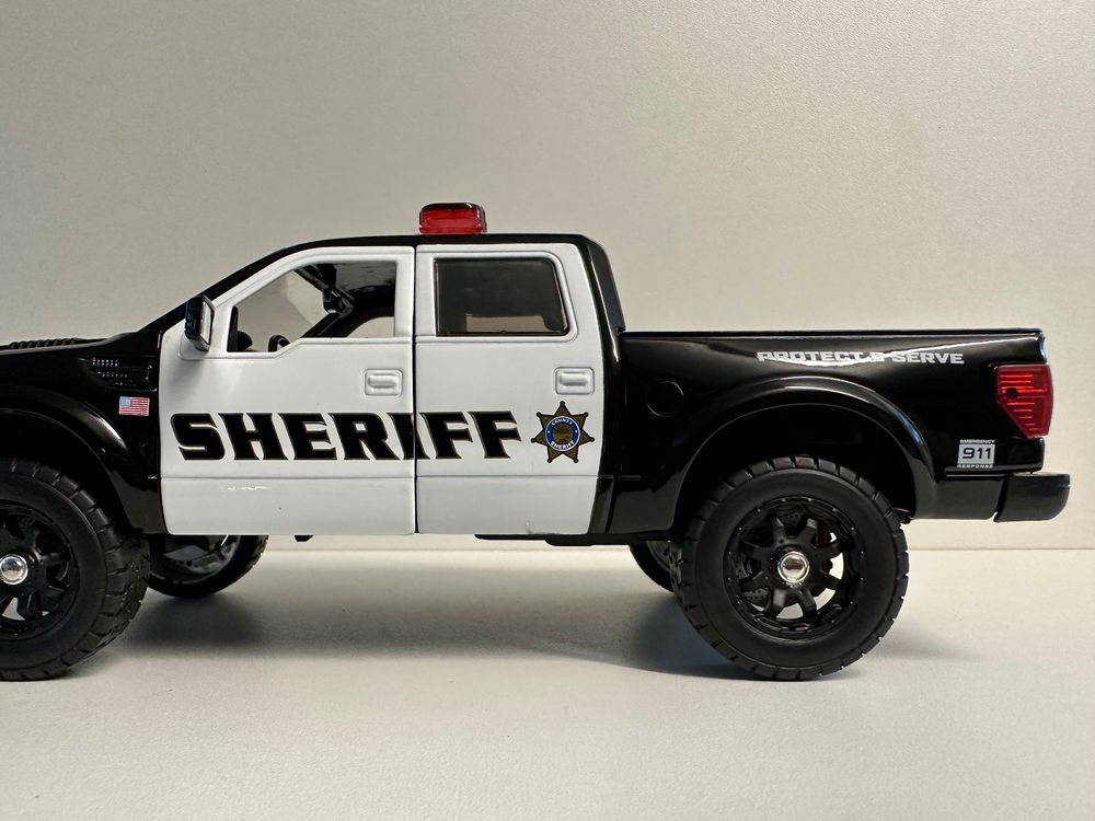 Ford F-150 SVT Raptor 1:24, Police, Polizei, JadaToys (Gebraucht) in ...