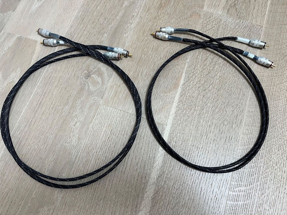 2 Stereo-Set Silvercom RCA-Kabel 1,0m (Neu (gemäss Beschreibung)) in ...