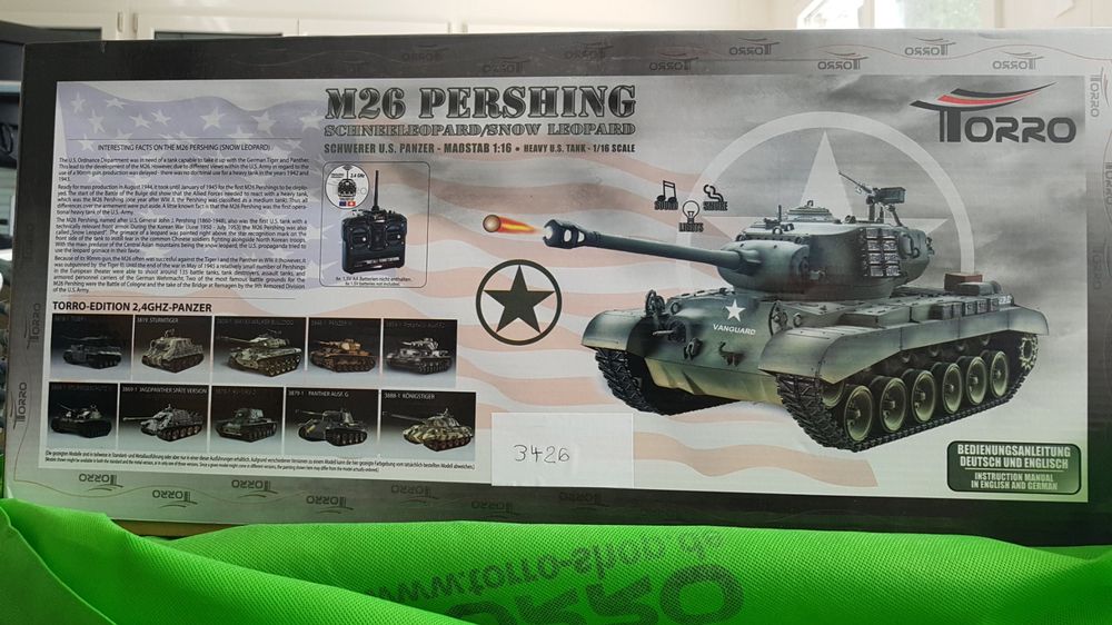 RC Torro - Panzer M26 Pershing Snow Leopard (Neu und originalverpackt) in Wallisellen für CHF ...
