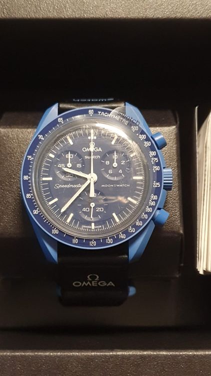 Swatch x Omega Moonswatch Mission to Neptune (Neu) (Neu und originalverpackt) in Niederhasli für ...