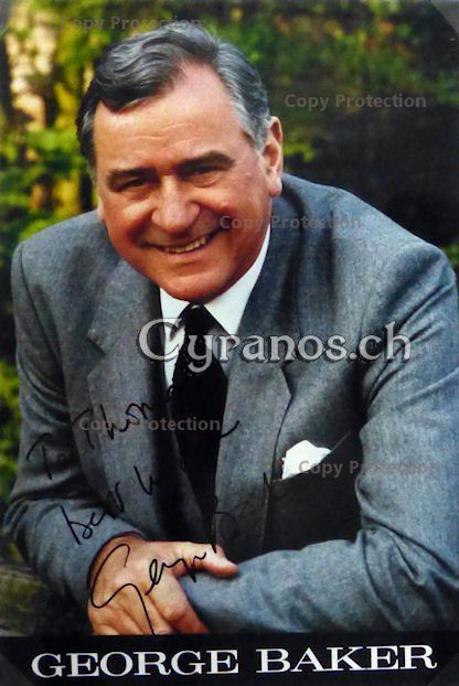 George Baker (1931-2011) sign. Foto - JAMES BOND (Gebraucht) in ...