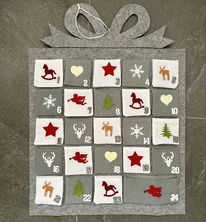 Adventskalender zum Aufhängen und selber Befüllen- NEU (Neu und ...