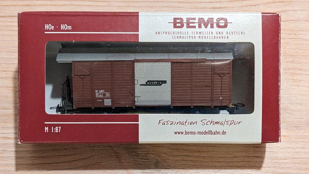 Bemo 2282 151 RhB Schienenreinigungswagen D2 4071 (Gebraucht) in Zürich ...