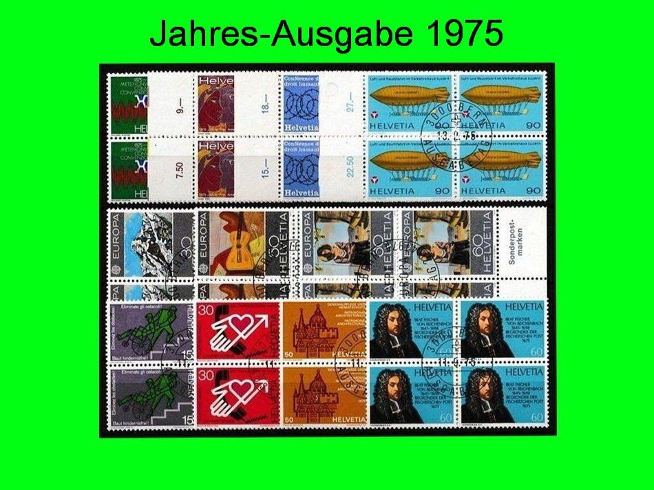 Viererblock "Jahres-Ausgabe 1975" (Neu (gemäss Beschreibung)) in Dübendorf für CHF 1 – mit ...