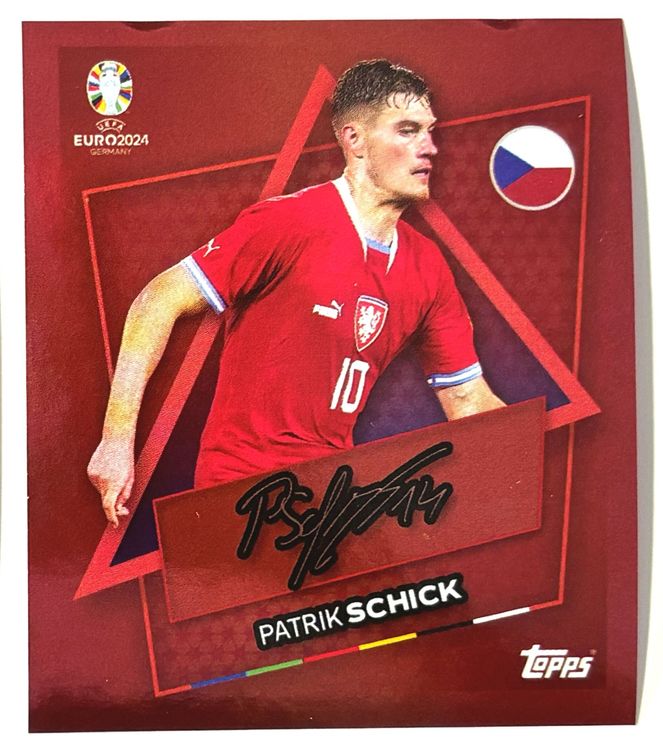 Topps EURO 2024 Swiss Edition Patrick Schick SP mit Signatur (Gebraucht ...