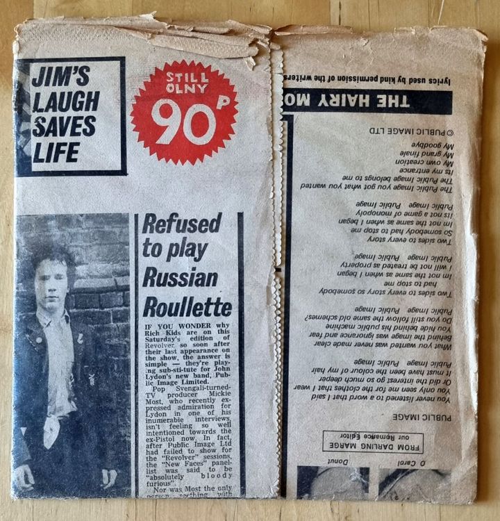 Vinyl-Single PIL "Public Image Ltd" (UK 1978) Newspaper-Sl | Kaufen auf ...