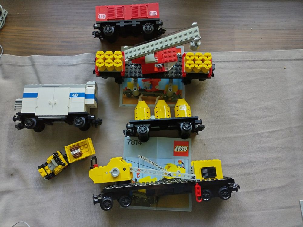 5 Lego Eisenbahn Wagen, 7730, 7814, 7817 | Kaufen auf Ricardo