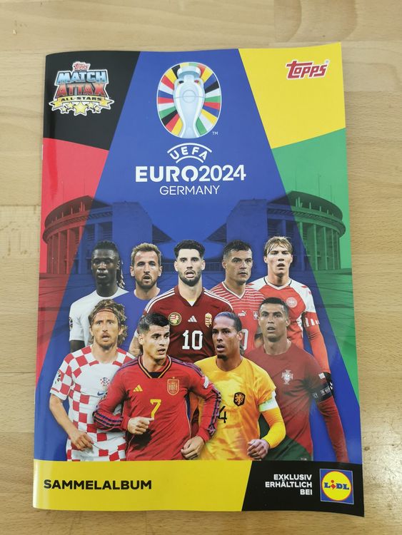 Toops UEFA Euro 2024 - Komplettes Lidl Sammelkarten Album | Kaufen auf ...