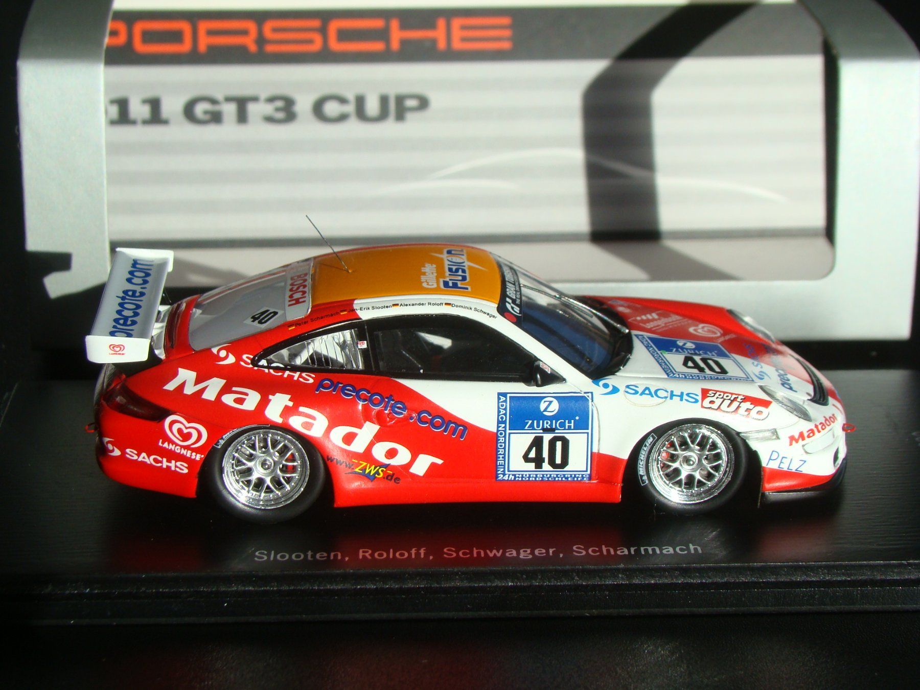Sparkmodel Porsche 911 GT3 Cup Nürburgring 2007 neu ovp (Neu (gemäss ...